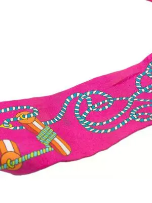 Hermès 2000-2026 Cordages Silk Twilly Scarf Scarves