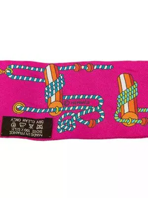 Hermès 2000-2026 Cordages Silk Twilly Scarf Scarves