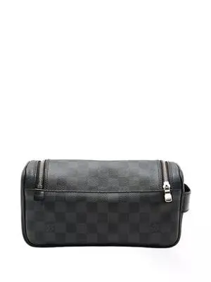 LOUIS VUITTON Damier Graphite Toiletry Pouch Clutch Bag