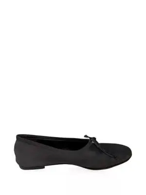 By Far Agnes High-cut Ballet Flats With Bow Detailing