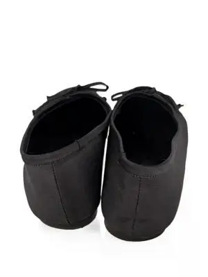 By Far Agnes High-cut Ballet Flats With Bow Detailing