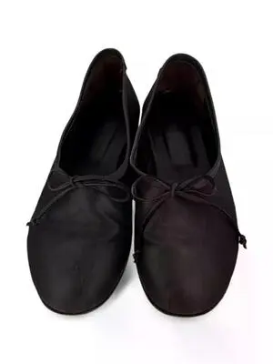 By Far Agnes High-cut Ballet Flats With Bow Detailing