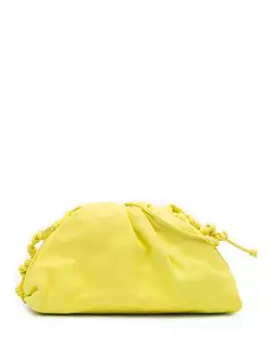 Bottega Veneta 2012-2026 Lambskin The Mini Pouch Crossbody Bag - Yellow