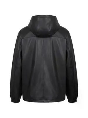 RÓHE Hooded Calf Leather Jacket