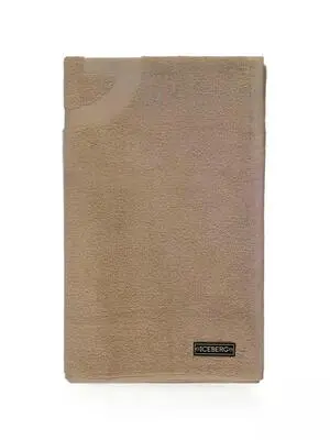 Iceberg Logo-embossed Cotton Beach Towel - Neutrals
