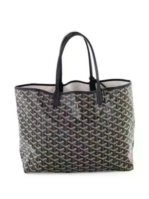 Goyard Saint Louis Coated Canvas Pm Tote Bag - Black