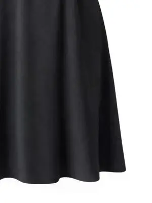 Herno V-neck Midi Dress With Buckle Detail