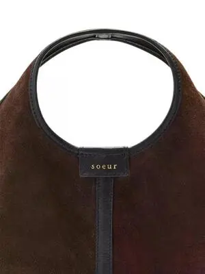 Soeur Mini Douce Suede-finish Tote Bag