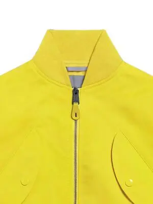 Balenciaga Cropped Bomber Jacket - Yellow