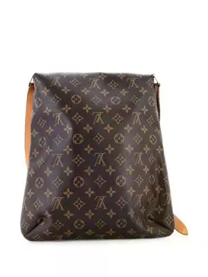 LOUIS VUITTON Musette Salsa Handbag Monogram Canvas Gm Crossbody Bag - Brown