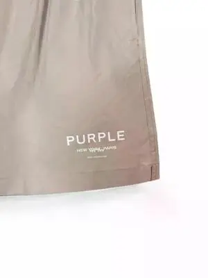PURPLE BRAND Logo-print Shorts
