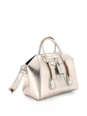 Givenchy Antigona Lock Bag Patent Mini Satchel