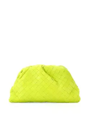 Bottega Veneta The Pouch Intrecciato Nappa Teen Crossbody Bag - Green