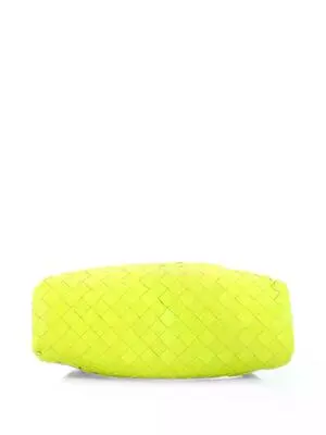 Bottega Veneta The Pouch Intrecciato Nappa Teen Crossbody Bag - Green
