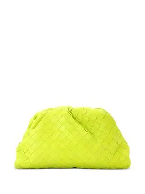 Bottega Veneta The Pouch Intrecciato Nappa Teen Crossbody Bag - Green