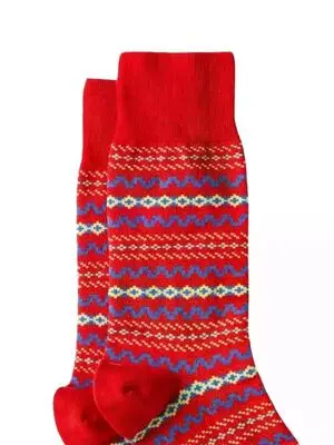 JW Anderson Fair Isle Knit Socks