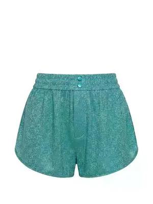 Oseree Lumière Elasticated-waist Shorts - Green