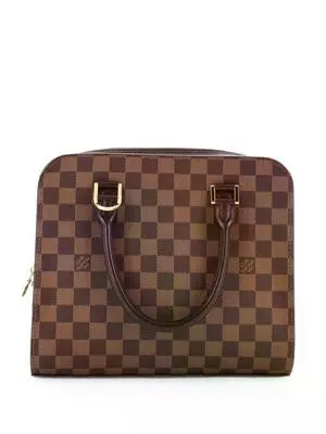 LOUIS VUITTON Triana Bag Damier Satchel - Brown