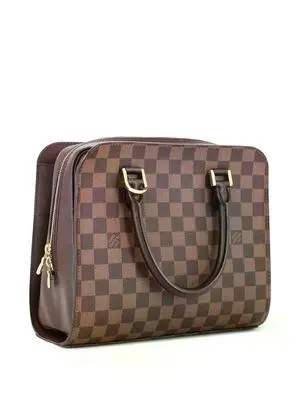 LOUIS VUITTON Triana Damier Satchel - Brown