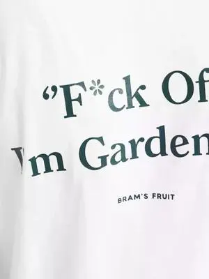 BRAM’S FRUIT Slogan-print Cotton T-shirt