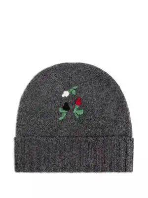Marni Floral-embroidered Beanie Hat
