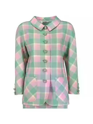 Valentino Garavani Check Print Suit