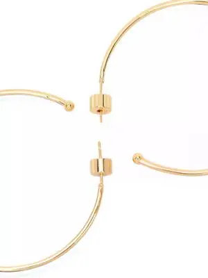 Patrizia Pepe Micro Fly Hoop Earrings - Gold