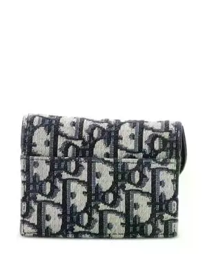 Dior Saddle 5-gusset Case Oblique Canvas Card Holder