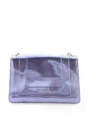 BVLGARI Serpenti Forever Patent Medium Shoulder Bag