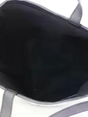 Saint Laurent Bold Leather Tote Bag - Black