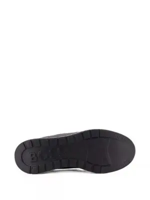 BOSS Logo-engraved Leather Sneakers