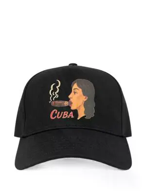 MELT Graphic-print Cap - Black