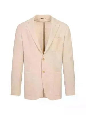 Canali Textured Single-breasted Blazer - Neutrals