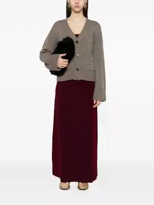 LISA YANG Danni V-neck Patch-pocket Cardigan