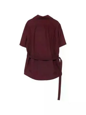 Proenza Schouler Belted Flap-pocket Shirt