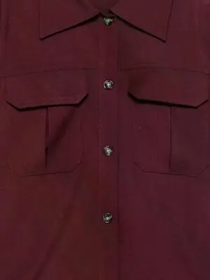 Proenza Schouler Belted Flap-pocket Shirt