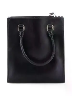 Prada Logo Drill Tote Leather Mini Crossbody Bag