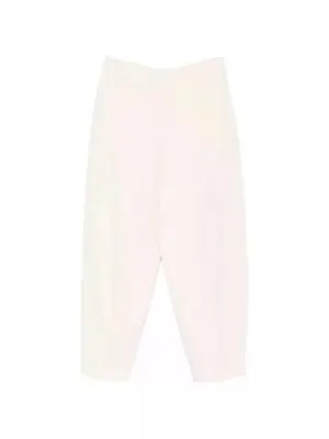 FFORME Yvette Straight-leg Pleated Trousers - Neutrals