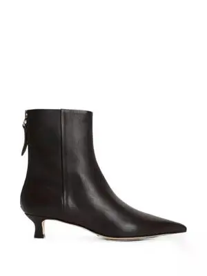 AeydĒ Zoe Pointed-toe Ankle Boots - Brown