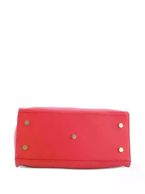 Saint Laurent Y Cabas Leather Satchel