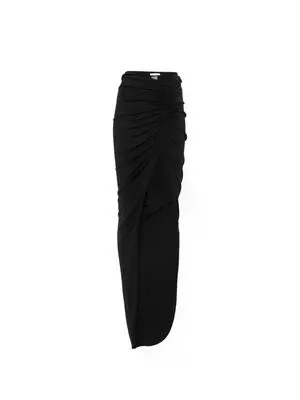 Patrizia Pepe Ruched Asymmetric Skirt