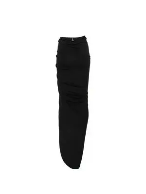 Patrizia Pepe Ruched Asymmetric Skirt