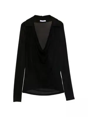 Patrizia Pepe Long-sleeve Top - Black