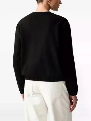 TRUSSARDI Logo Embroidered Crewneck Sweatshirt