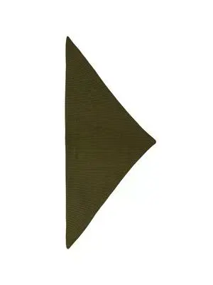 Studio Nicholson Isos Ribbed Cotton Scarf - Green