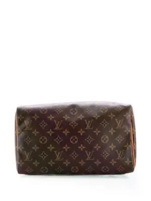LOUIS VUITTON Speedy Monogram Canvas 30 Satchel - Brown