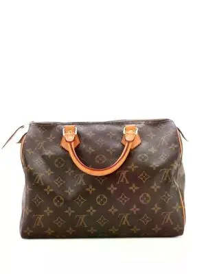 LOUIS VUITTON Speedy Monogram Canvas 30 Satchel