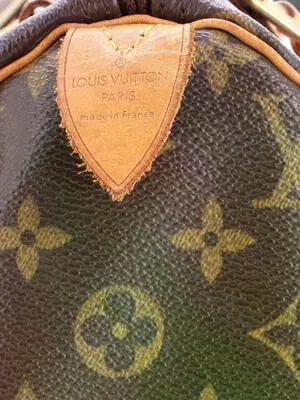 LOUIS VUITTON Speedy Monogram Canvas 30 Satchel - Brown