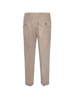 DELL'OGLIO Louis Button-flap Pocket Trousers