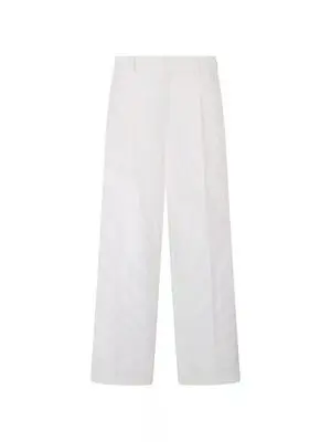 Roberto Cavalli Ray-print Trousers - White